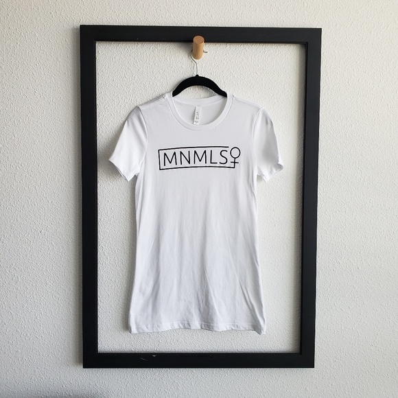 LaFemme Minimalist | Tops | Minimalist Woman Signature Logo Slim Fit ...